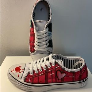 Shoes | Custom Hand Painted Borderlands Mad Moxxi Converse Style ...